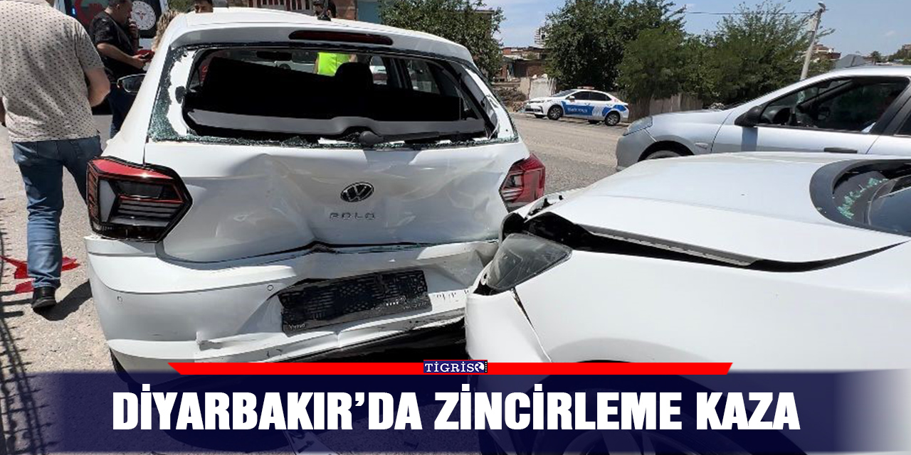 Diyarbakır’da zincirleme kaza