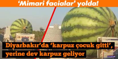 Diyarbakır’da ‘karpuz çocuk gitti’, yerine dev karpuz geliyor